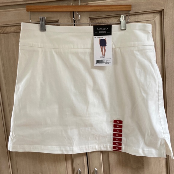 Rafaella | Skirts | Rafaella Skort Nwt Snow White Comfort | Poshmark